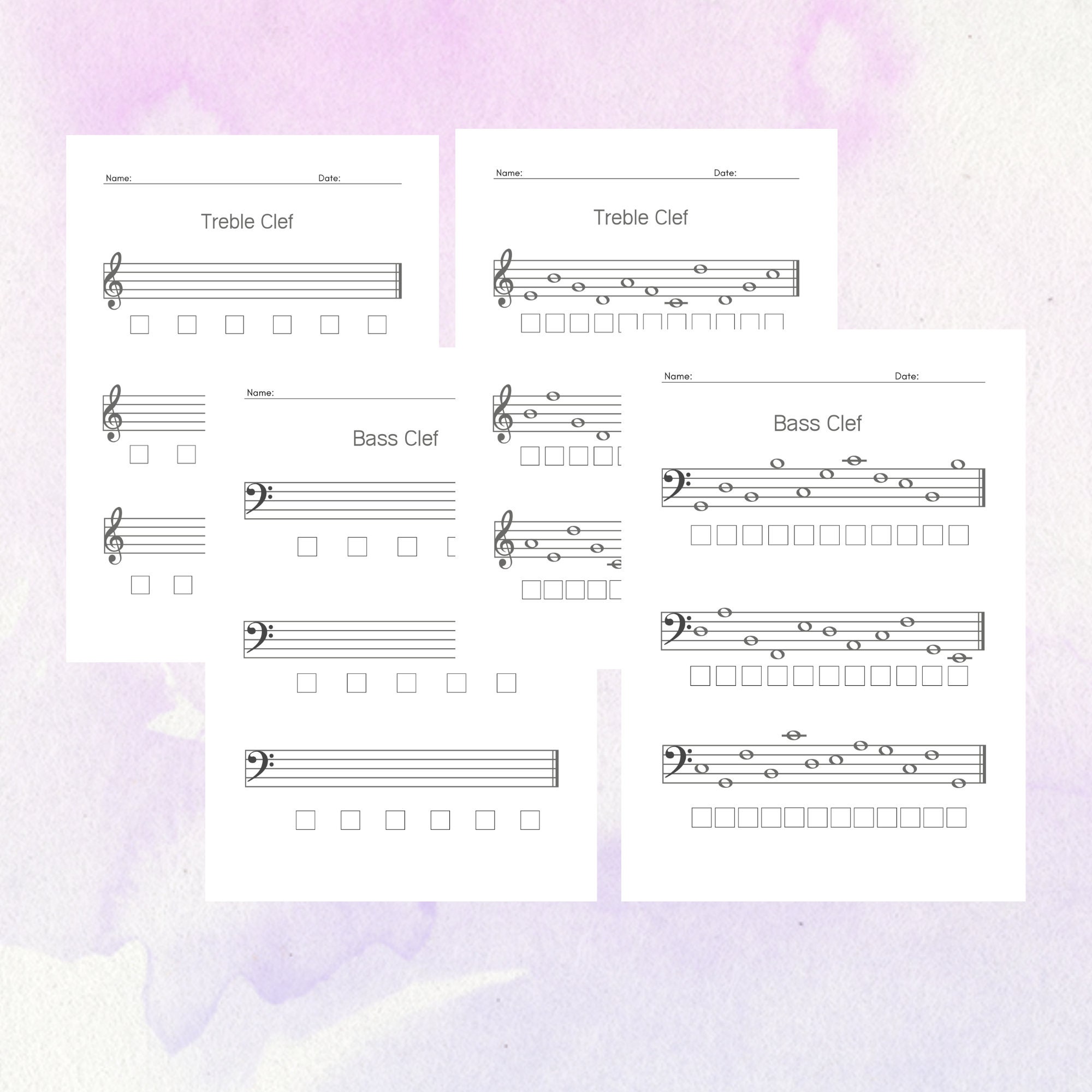 Learning Music Notes, Printable Music Activities, Music Theory, Music ...