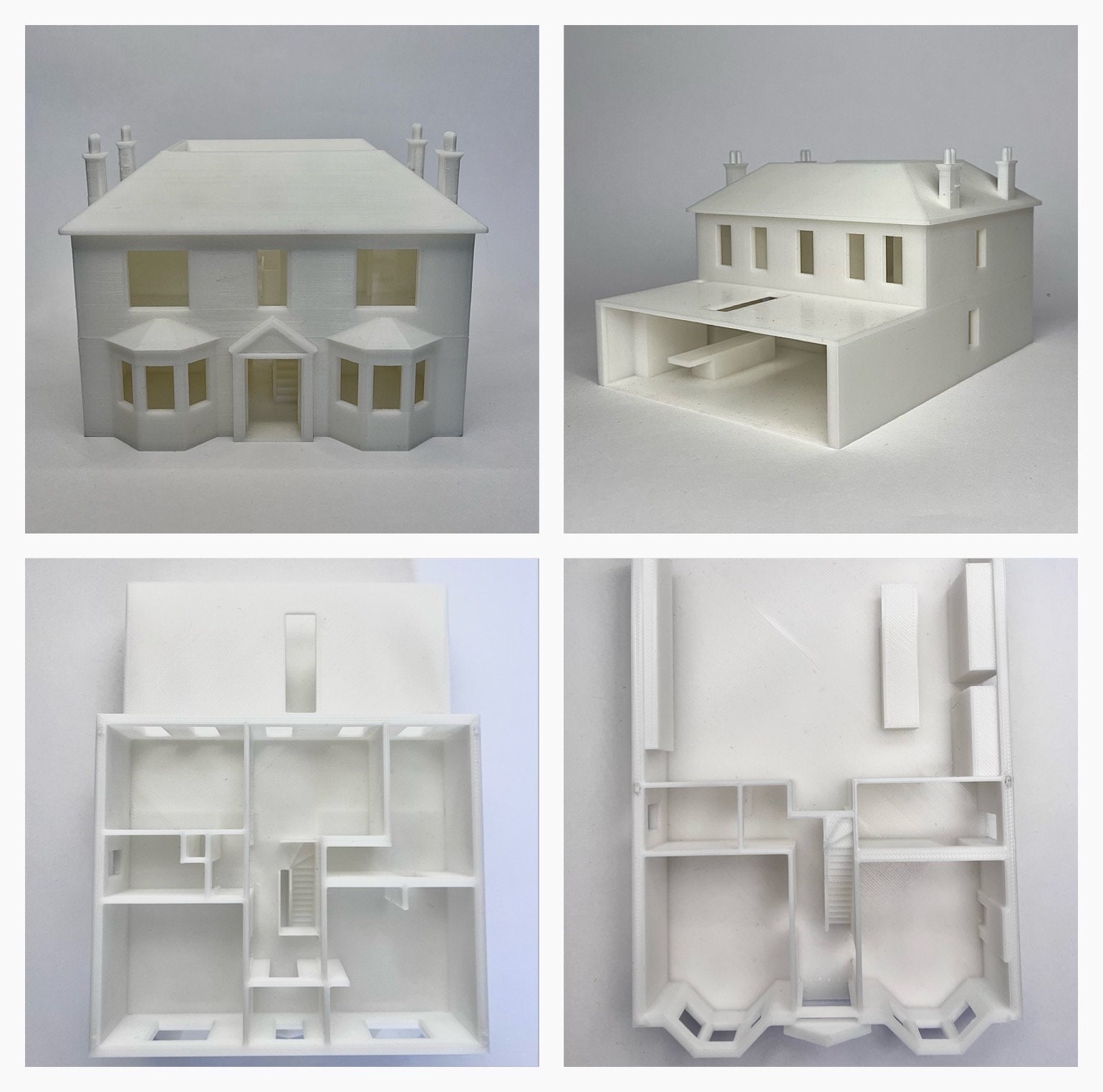 3D PRINTED Miniature Model of YOUR Home - Etsy