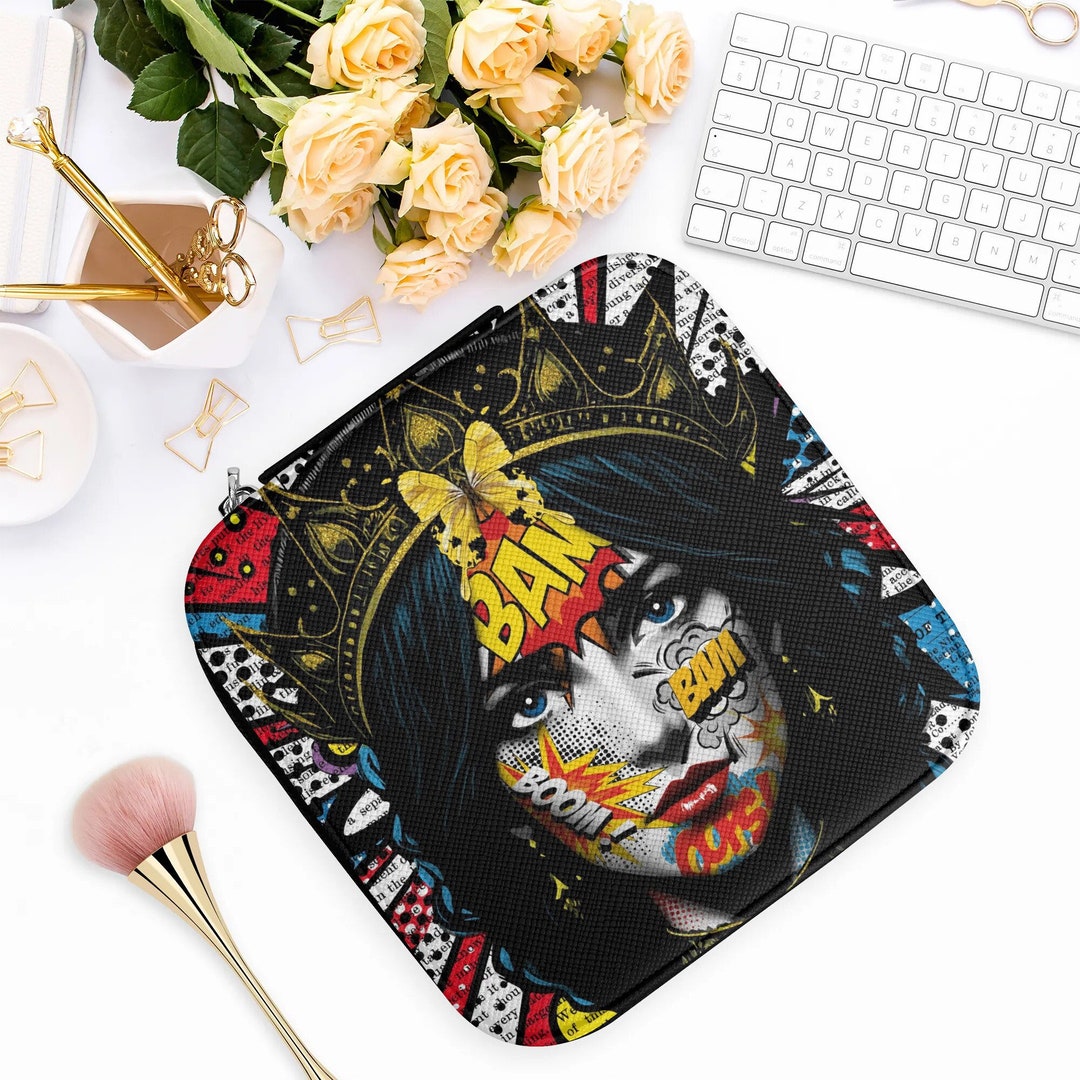 Jewelry Box Popart / Streetart Portrait of Woman With Crown, Pop ...