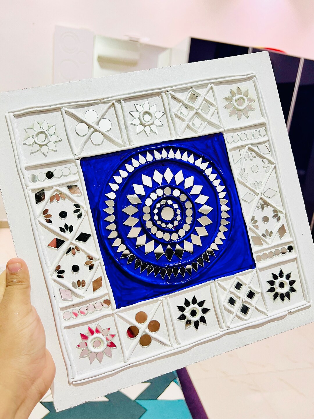 Handicraft Items, Lippan Art, Wall Mural, Aesthetic Art - Etsy