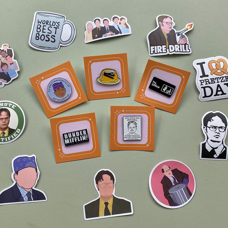 The Office Enamel Pin - Etsy