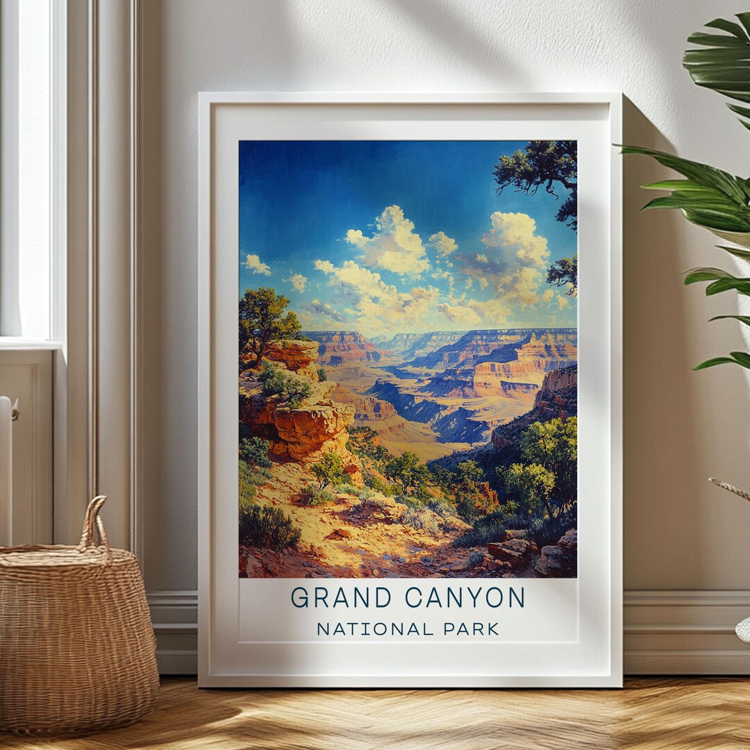 Personalized Travel Gift, Grand Canyon National Park Travel Print ...