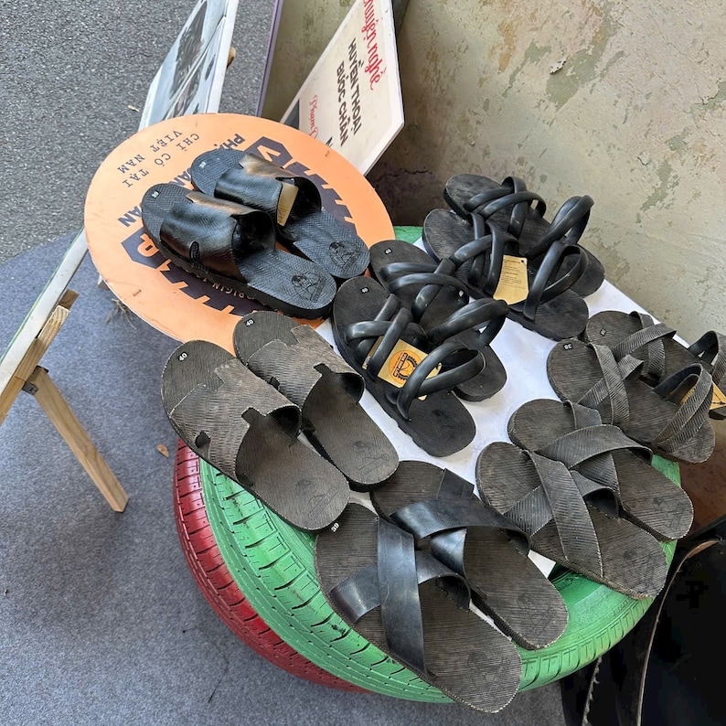 Vietnamese Hand-crafted Tire Sandals, Limited Premium Edition, Personal ...