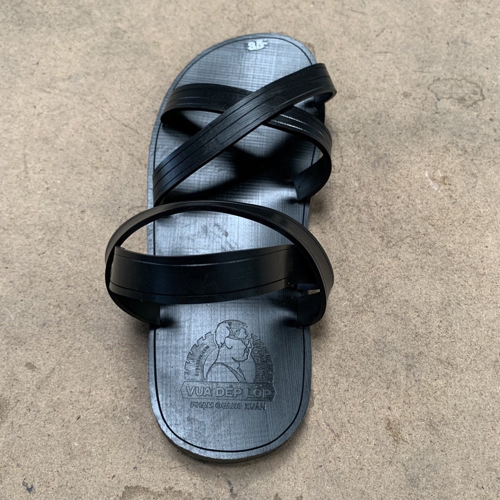 Vietnamese Hand-crafted Tire Sandals,flip-flops Tire Sandals, 4 Straps ...