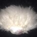 1940’s White Mother of Pearl Clam Shell Marabou Feather Fan, HTF - Etsy