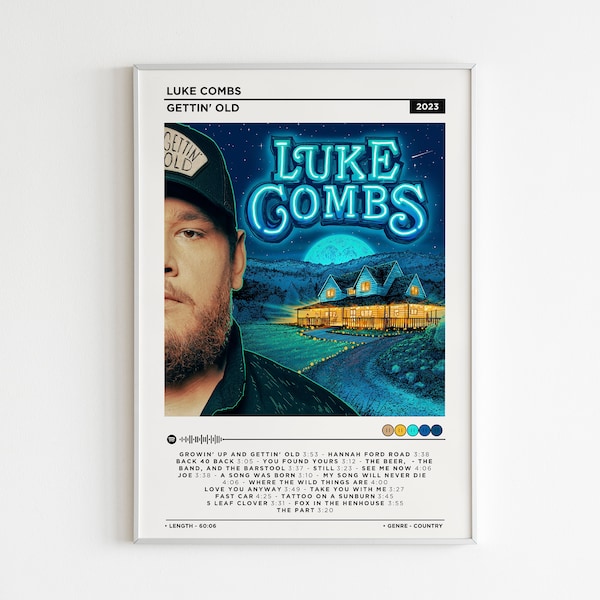 Luke Combs Album Cover Poster - Etsy Canada