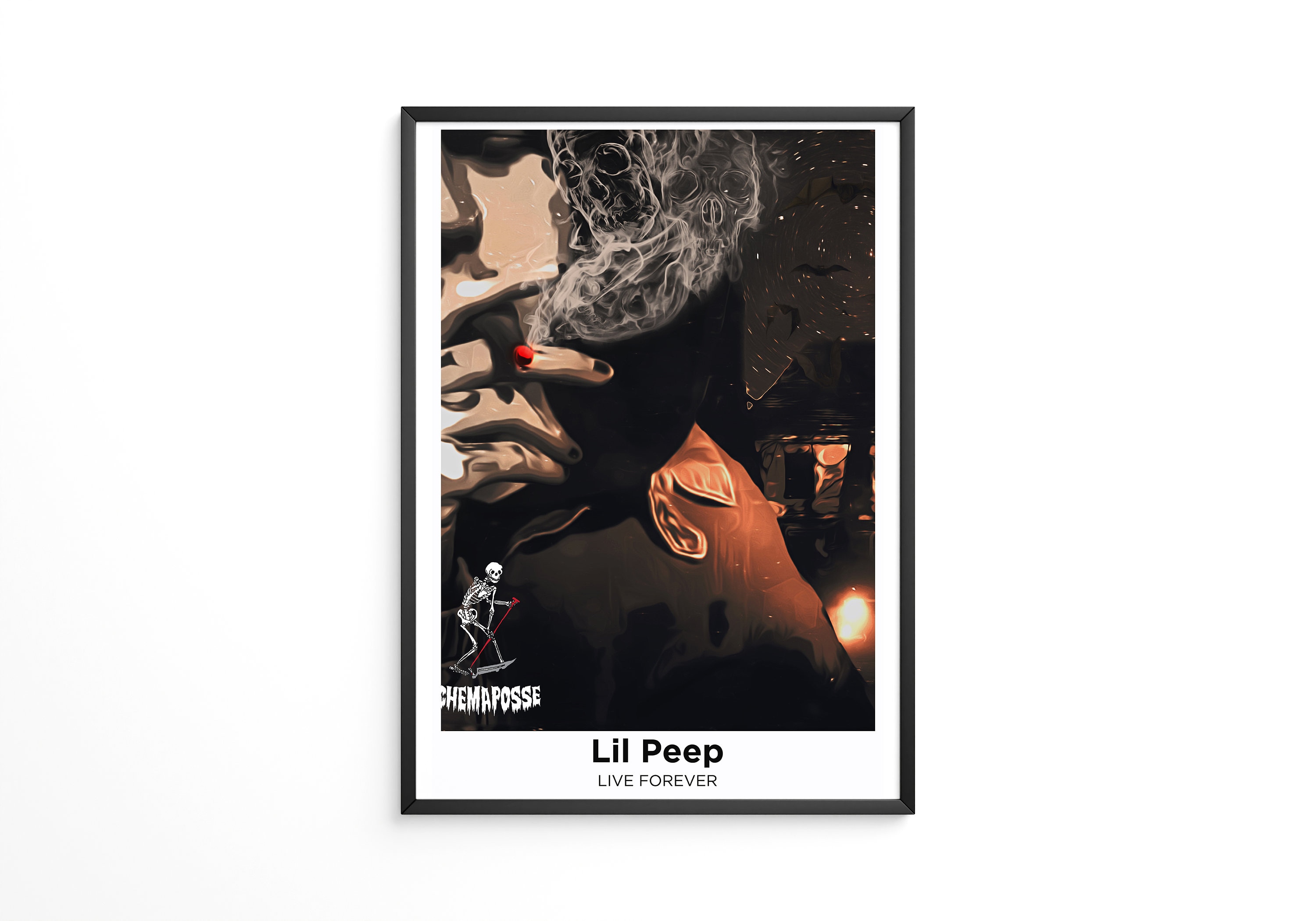Lil Peep - Live Forever Album Poster sold by Deferred Absence | SKU ...