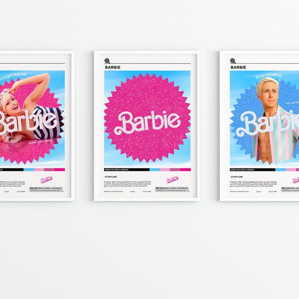 Barbie the Movie Poster - Etsy