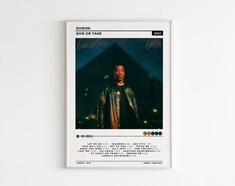 Giveon Album Cover Poster - Etsy