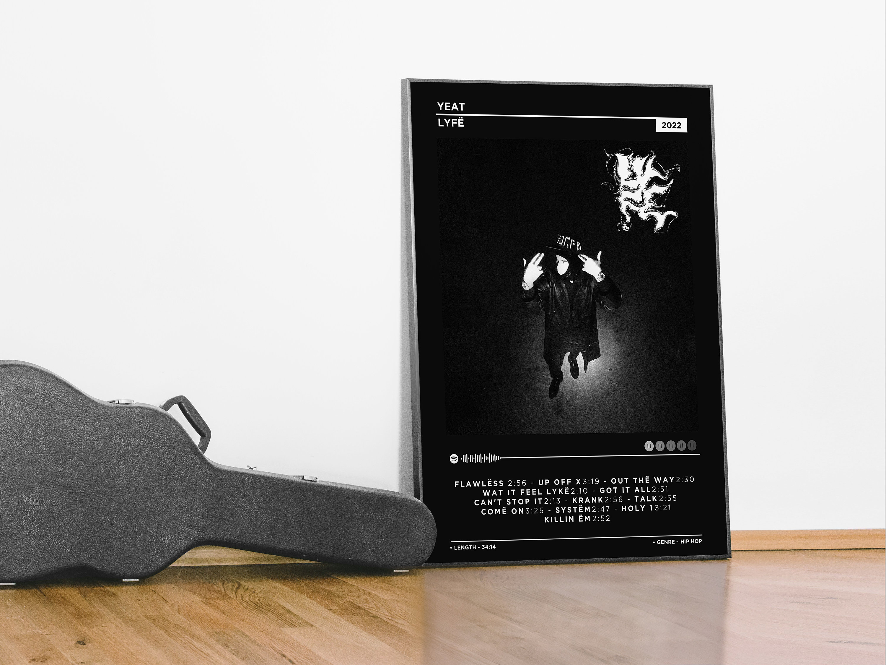 Yeat - Lyfe Posters / Yeat Albums / Album Cover Poster