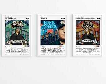 Luke Combs Poster - Etsy