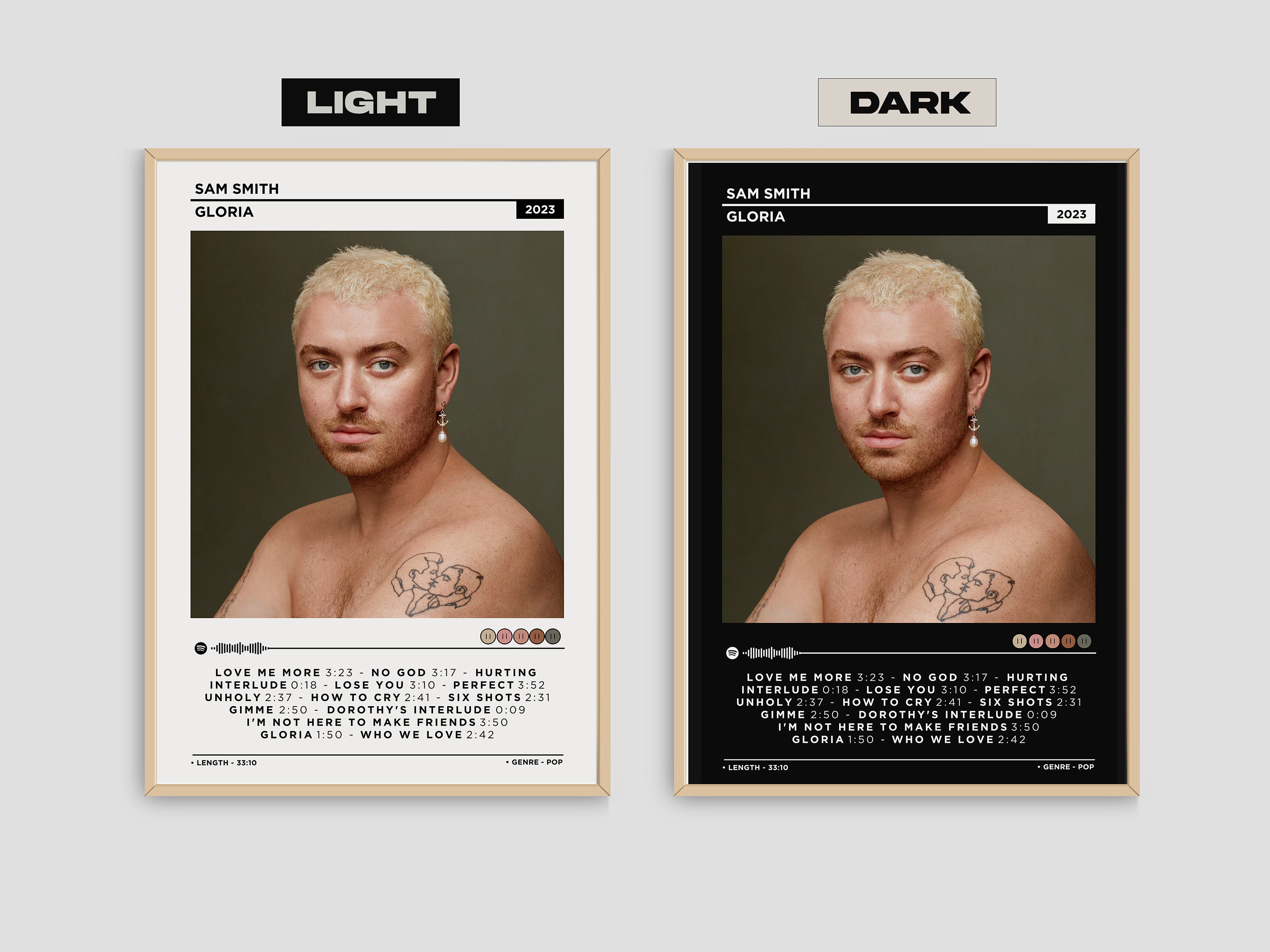 Sam Smith - Gloria Album Poster / Sam Smith Poster / Album Cover Poster ...