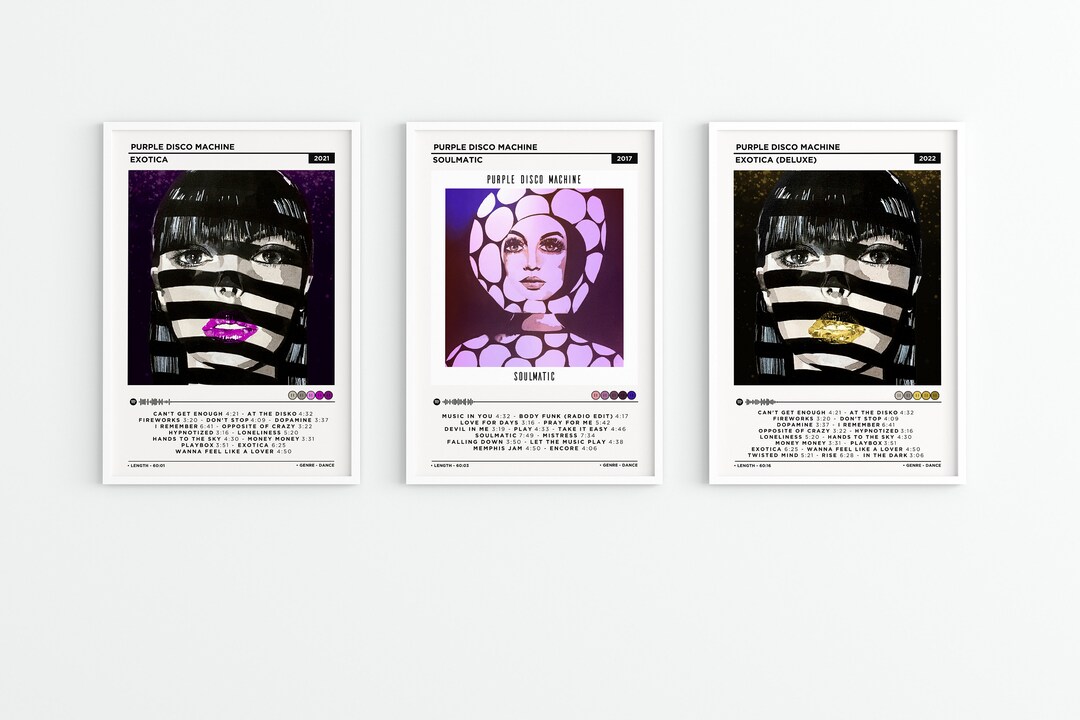 Purple Disco Machine Exotica Deluxe Soulmatic Album Set Etsy
