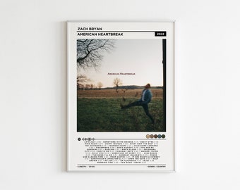 Printable Poster Zach Bryan - Etsy