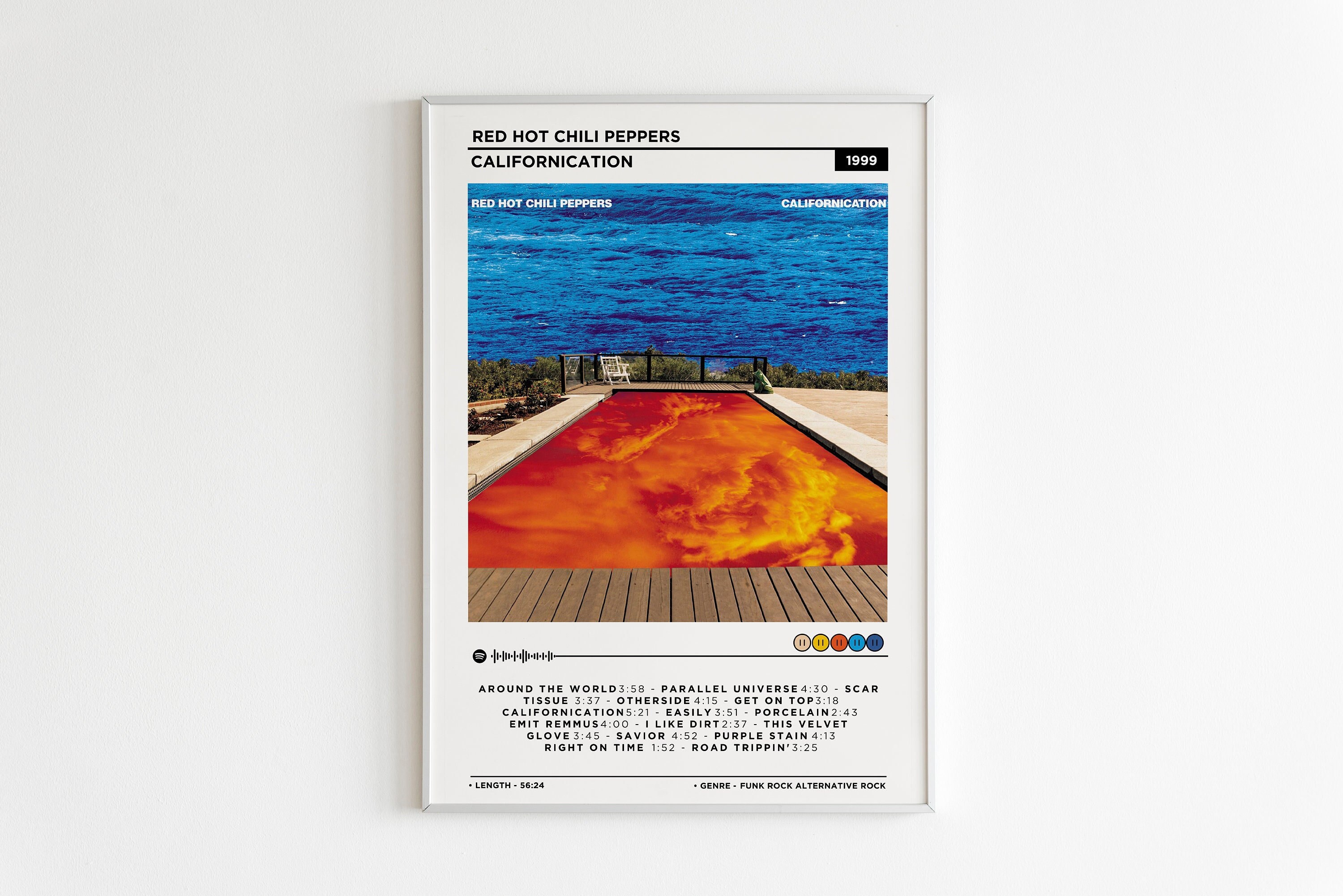 Red Hot Chili Peppers Album Cover Californication