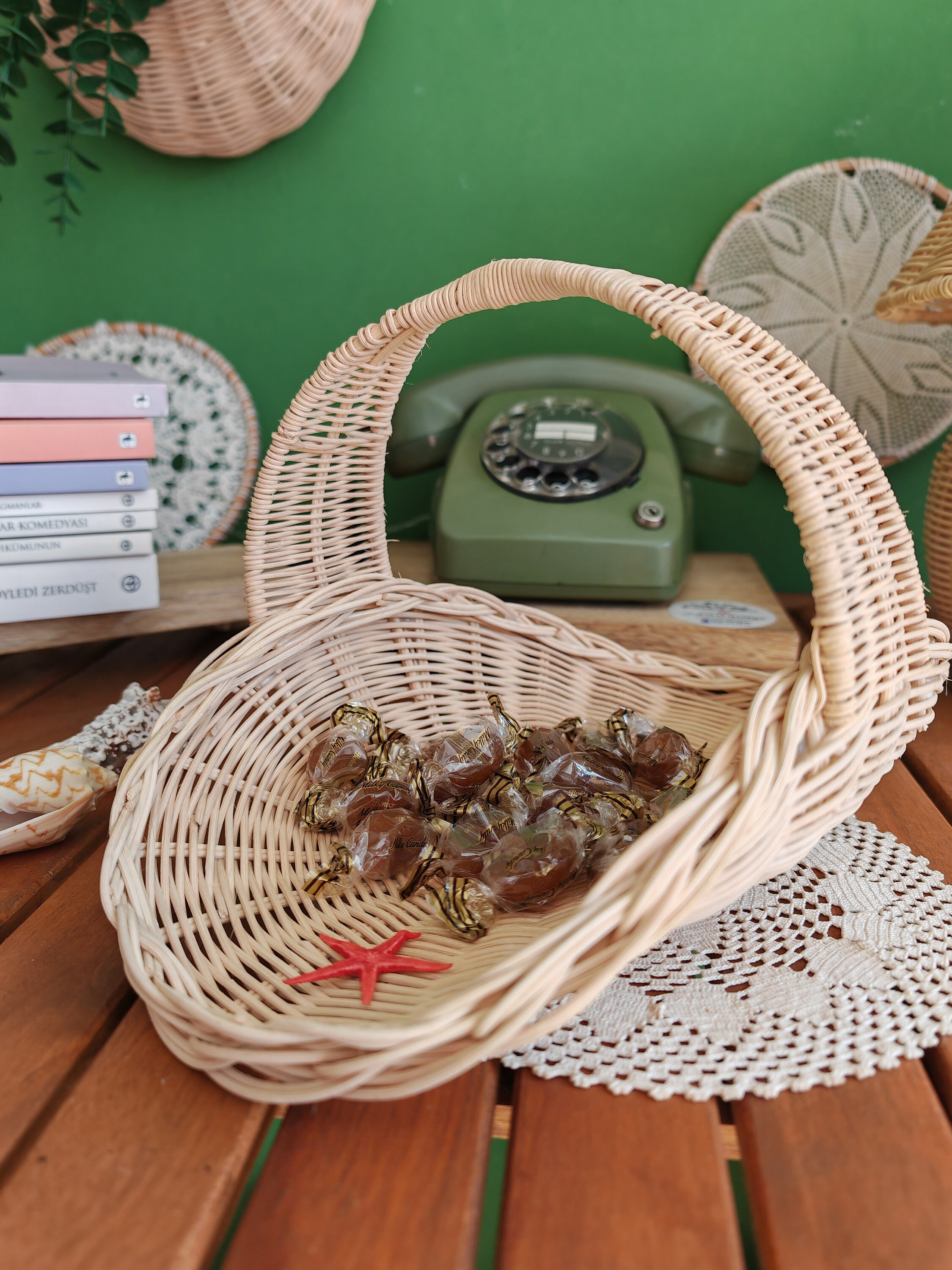 Bamboo Taco Shaped Candy Dish - Etsy