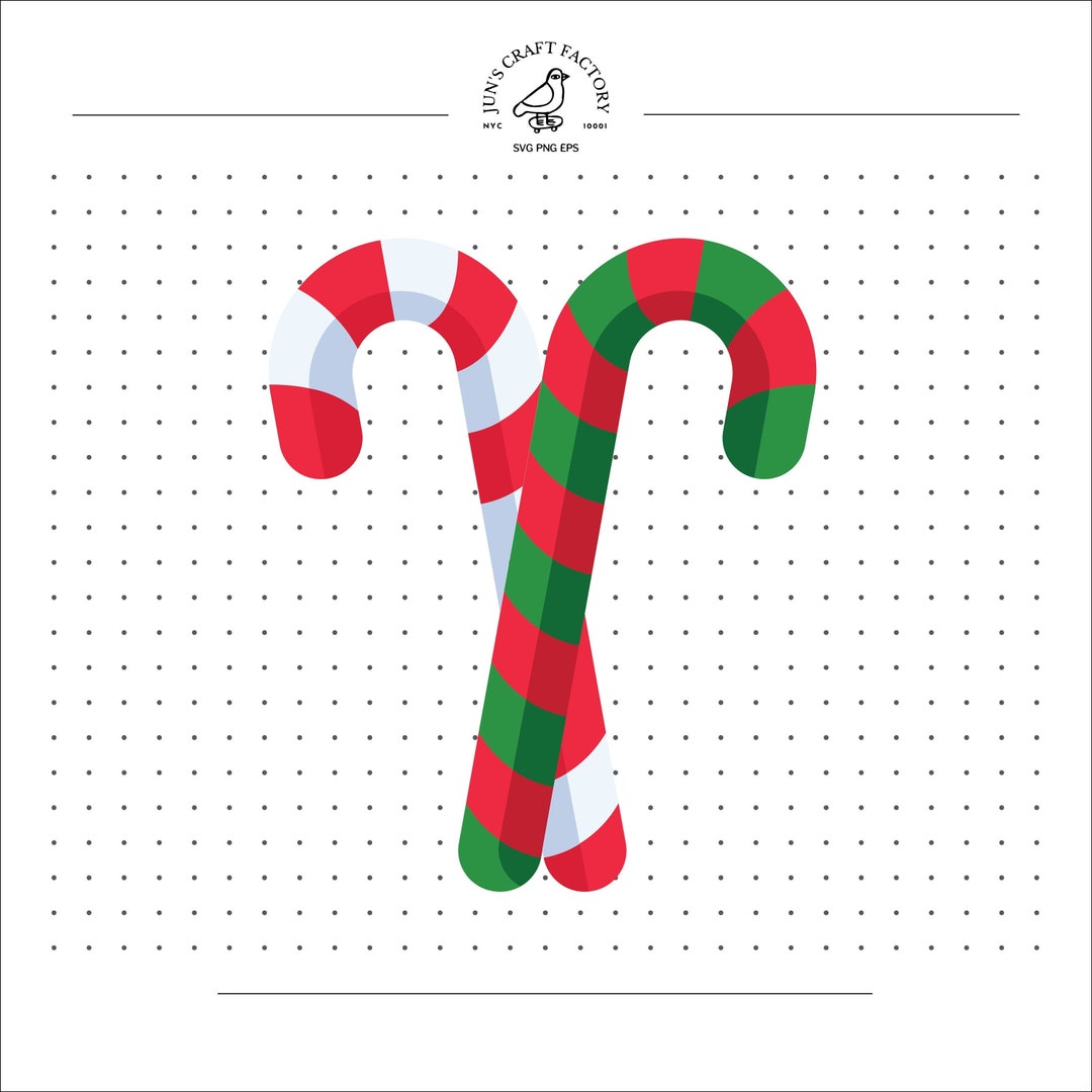 Candy Cane Svg, Christmas Candy Svg, Holiday Candy Stick Svg, Vector ...