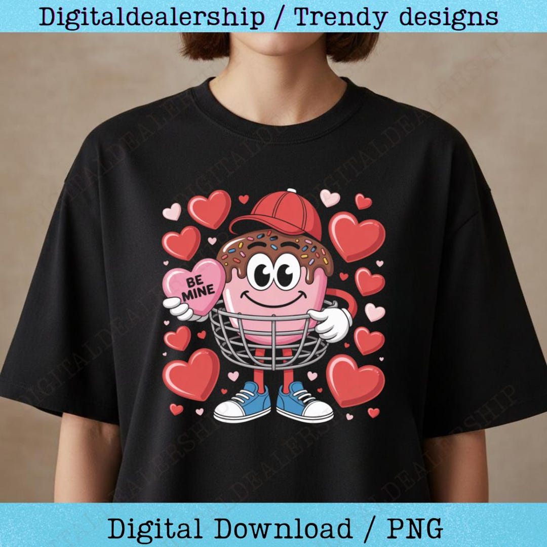 Disc Golf Valentine PNG: Funny Player Hearts Png Dripped Disc Sports ...
