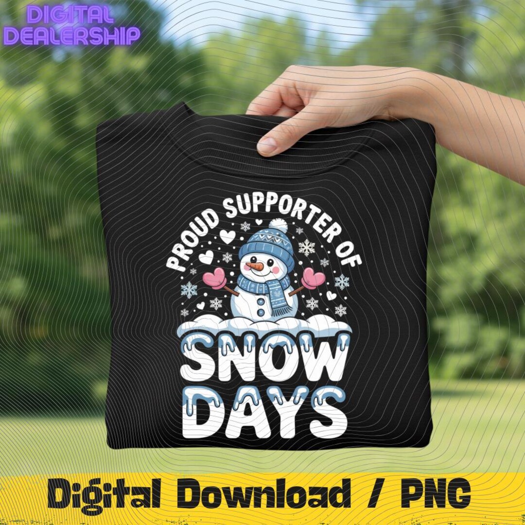 Proud Supporter of Snow Days PNG: Funny Teacher Crew Png Winter School ...