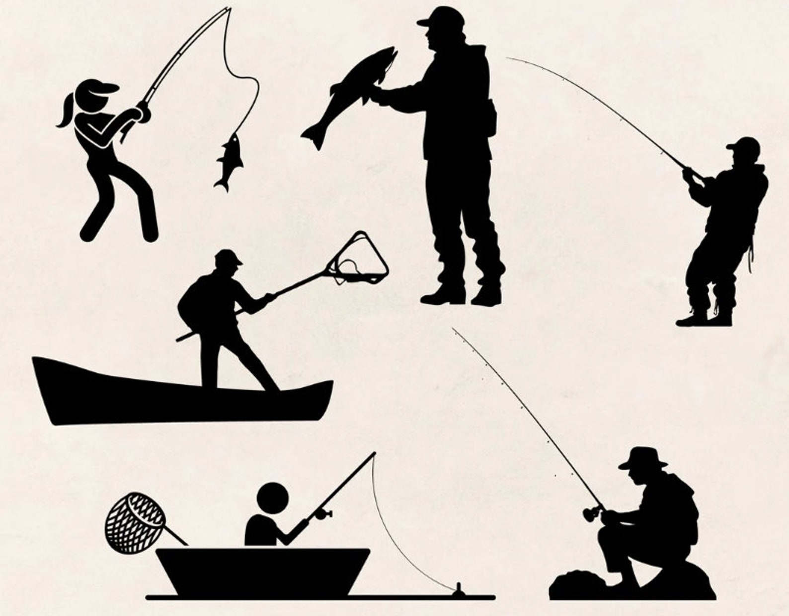 FISHING SVG Bundle, FISHING Svg Cut Files for Cricut, Fishing Lure Svg ...