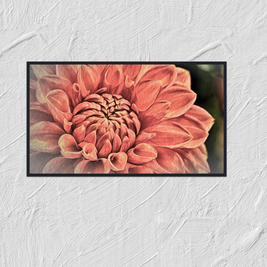 Samsung Frame TV, Flower Frame Tv Art, Digital Download, Instant ...
