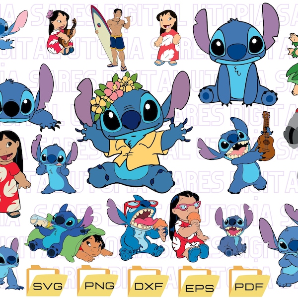 Free Lilo Stitch Svg - Etsy