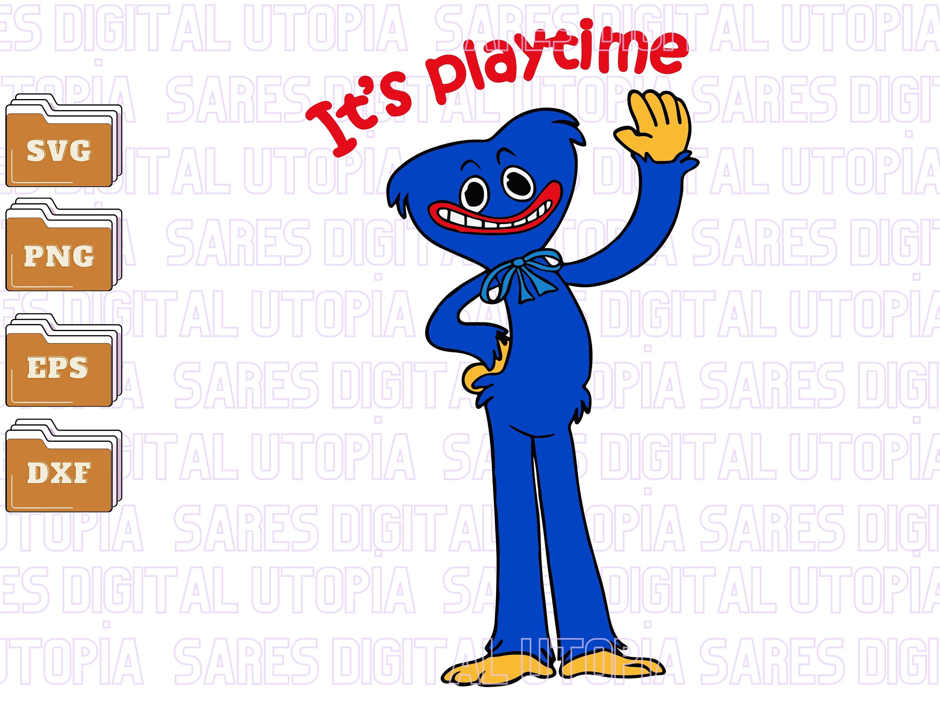 Huggy Wuggy Poppy Playtime Fnf PNG and SVG Digital Download - Etsy ...