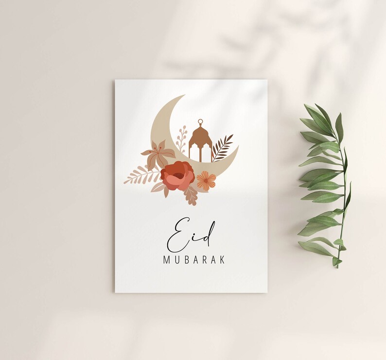 Printable Eid Mubarak Cards Islamic Greeting Cards Digital - Etsy
