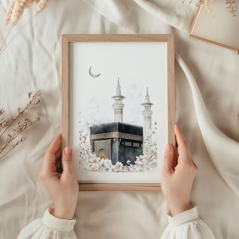 Kaaba Islamic Wall Art Digital Download, Printable Ramadan Posters and ...