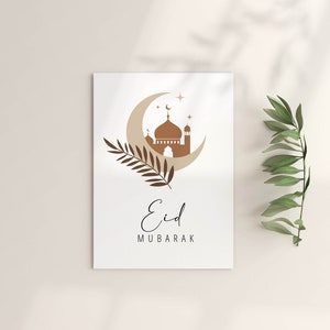 Printable Eid Mubarak Cards, Islamic Greeting Cards Digital Download ...