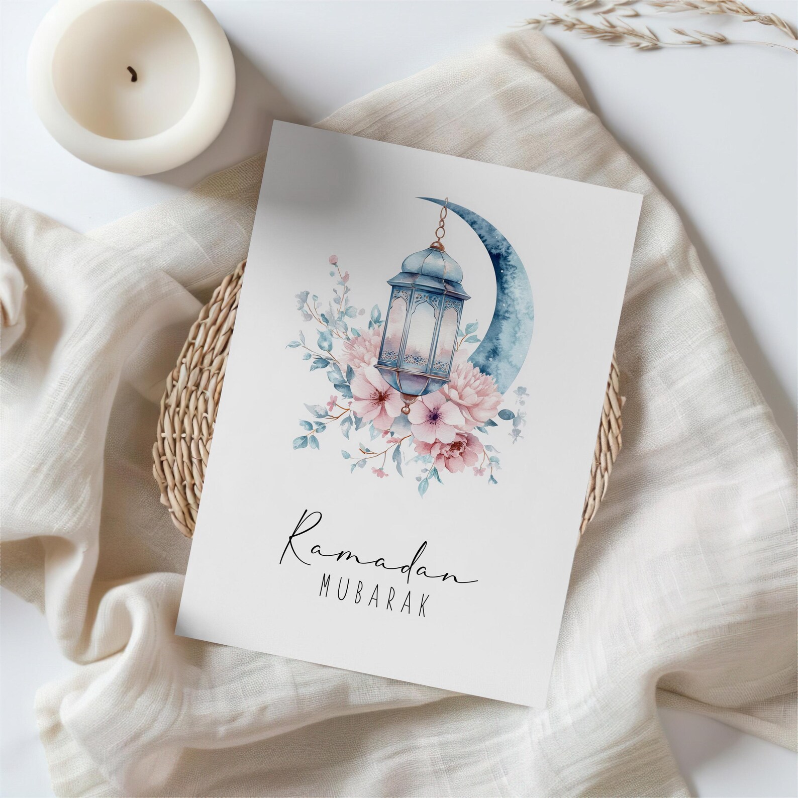 Set of 6 Ramadan Cards - Digital Download, Ramadan Gifts, Printable ...