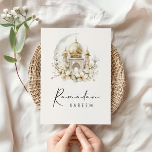 Set of 6 Ramadan Cards - Digital Download, Ramadan Gifts, Printable ...