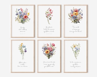 Islamic Gallery Wall Art Set of 6 Muslim Posters and Prints - Etsy