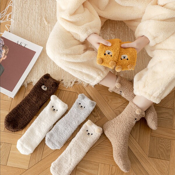 Plush Socks - Etsy