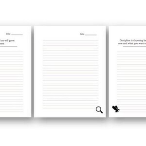 Developing Focus & Discipline, Planner/organiser - Etsy