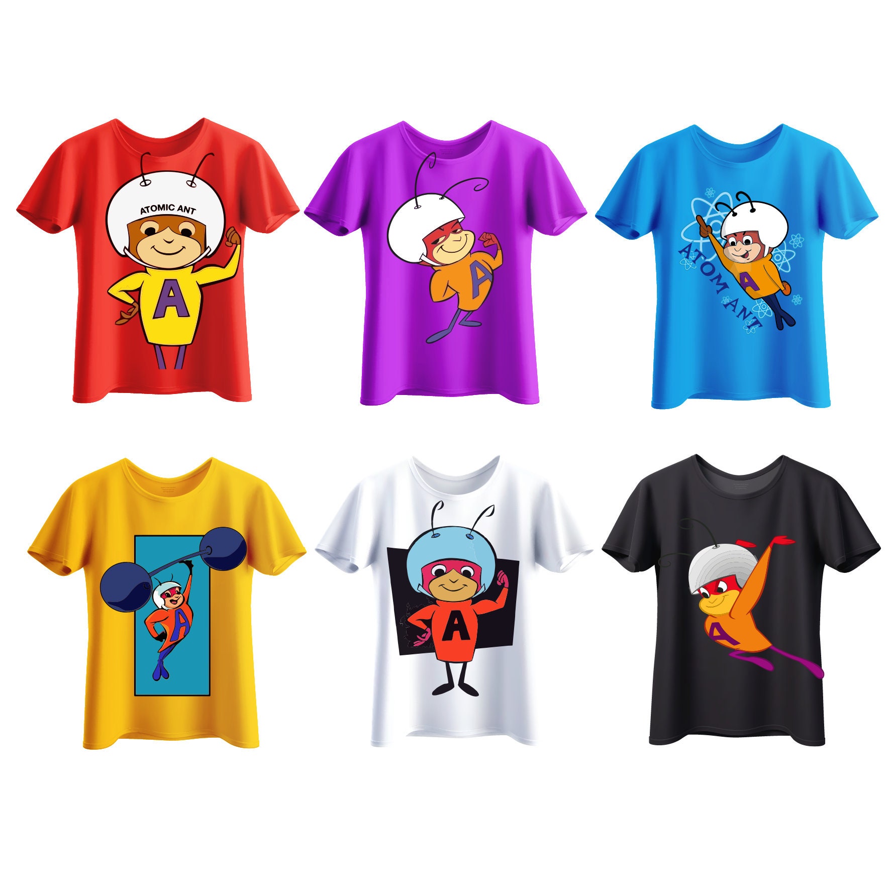 Atom Cartoon Character