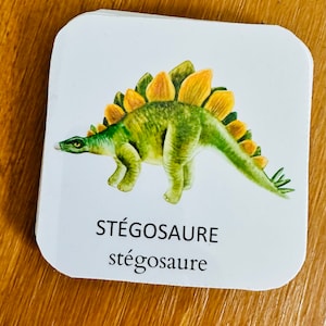 Dinosaur Nomenclature Card - Educational Game - Preschool Learning ...