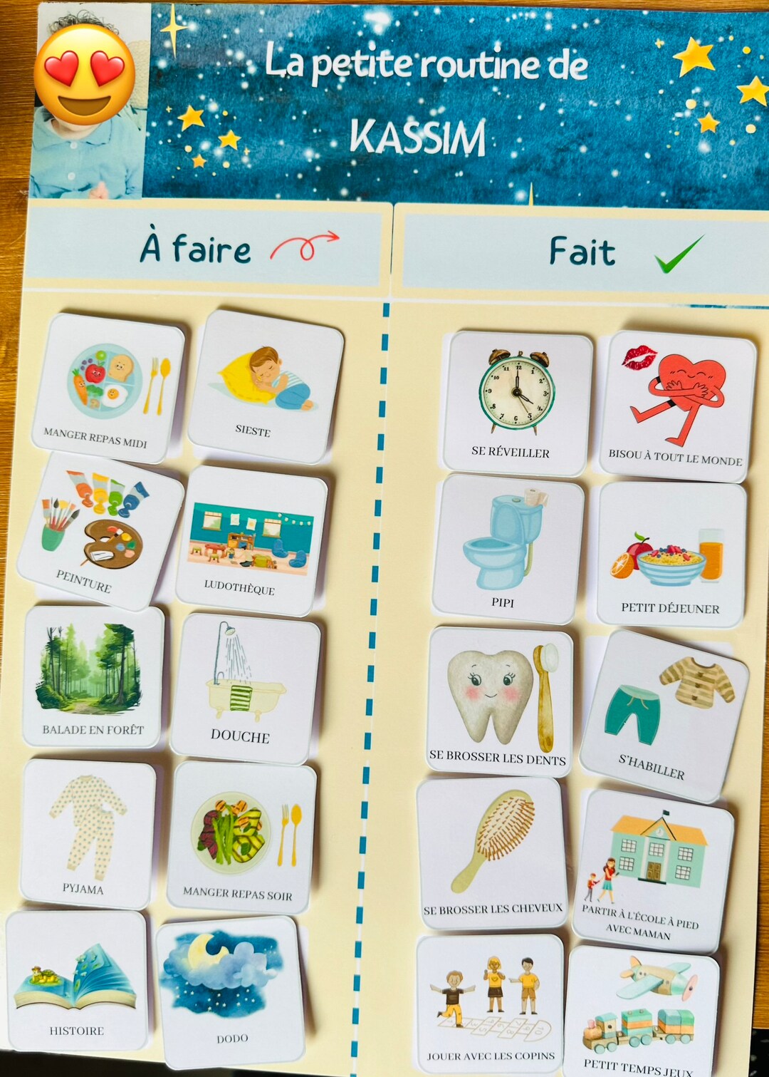 Personalized Magnetic Routine, Daily Routine, Day/evening Routine ...