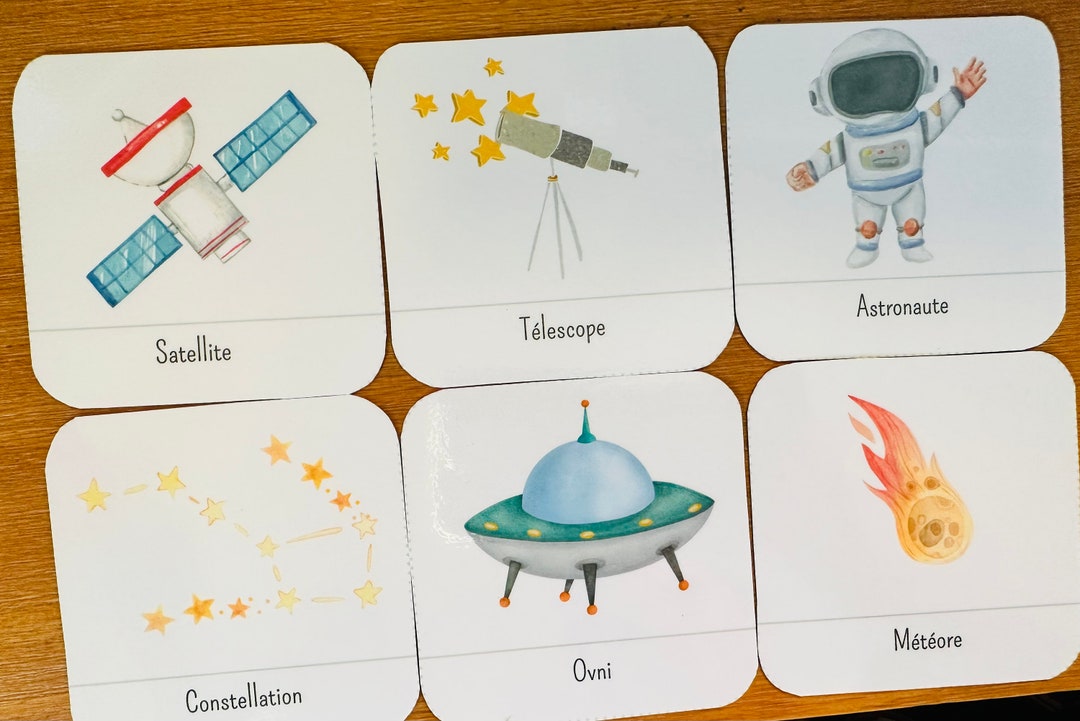 Space Nomenclature Cards, Montessori - Etsy