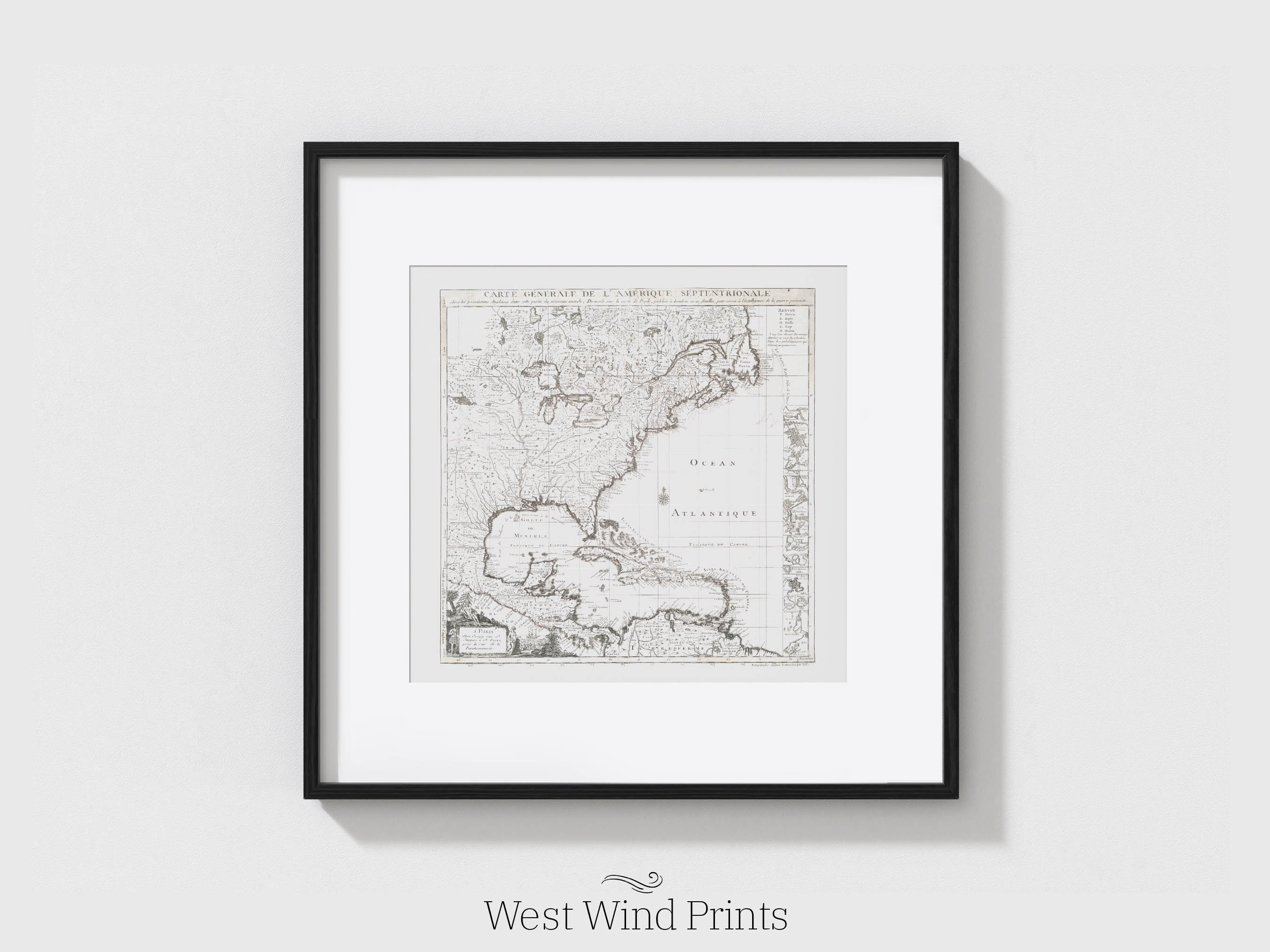 North America Map New World Exploration Colonial Possessions ...