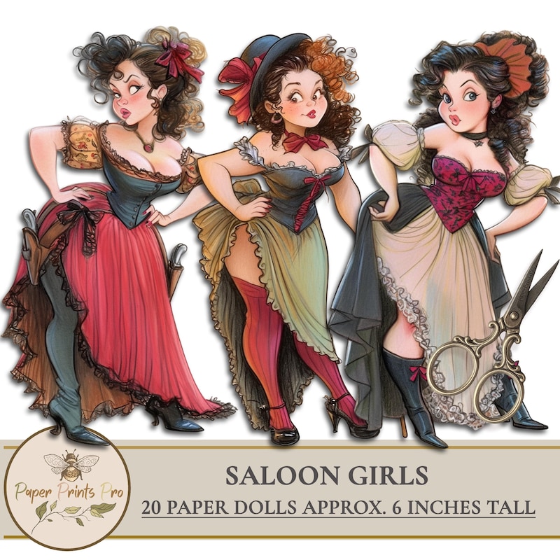 Saloon Girl - Etsy