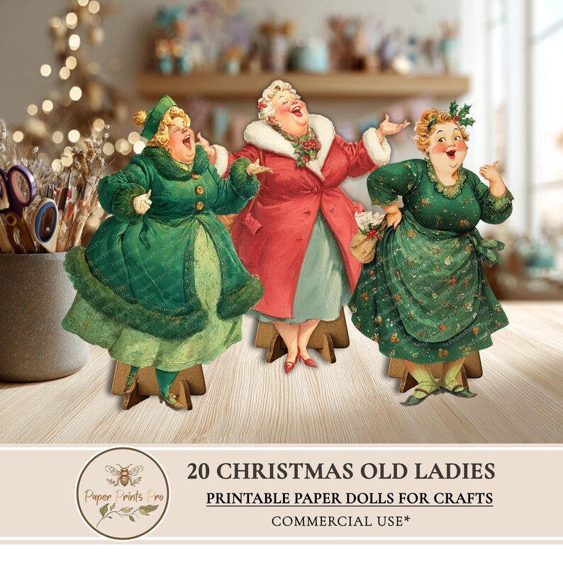 Funny Old Ladies Pictures, Cartoon Old Lady, Christmas Winter Printable ...