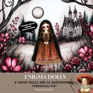 Printable Paper Dolls – Enigma Collection of Magical Cut-outs With ...