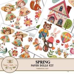 Paper Dolls Spring Kit – Printable DIY Cutouts for Journals ...