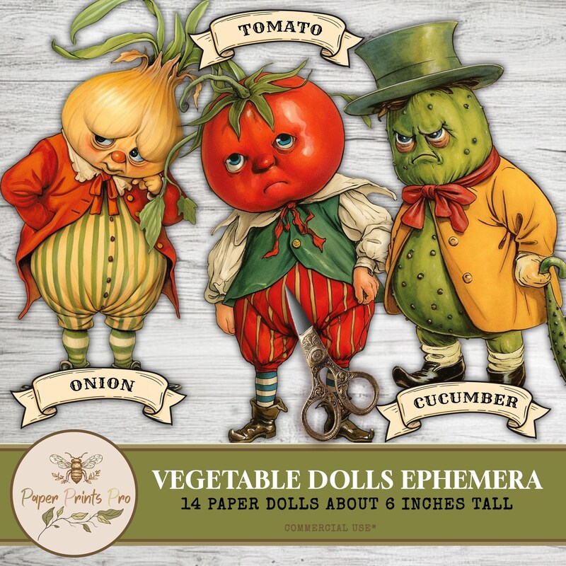 Vegetable Doll - Etsy