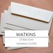 Personalized Minimalist Return Address Stickers for Envelopes: Custom ...