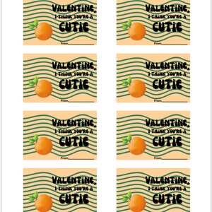 I Think You’re a Cutie Printable Valentine for Kids - Etsy