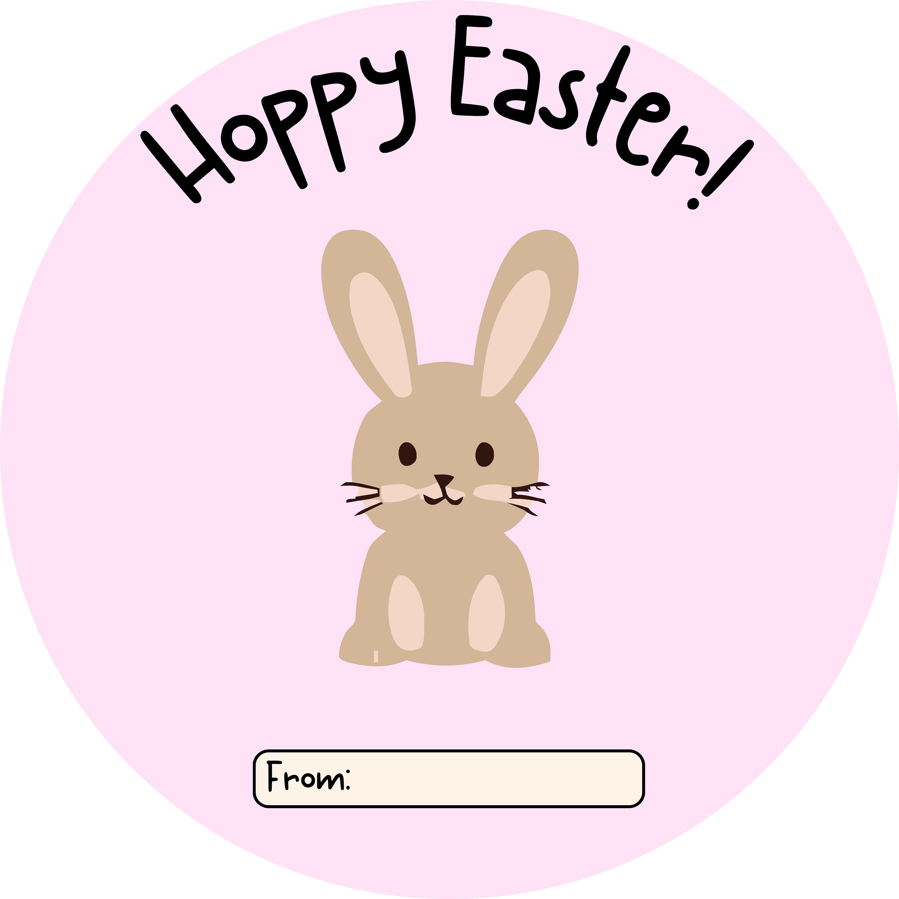 Easter Printable Tag / Hoppy Easter Printable Kids - Etsy