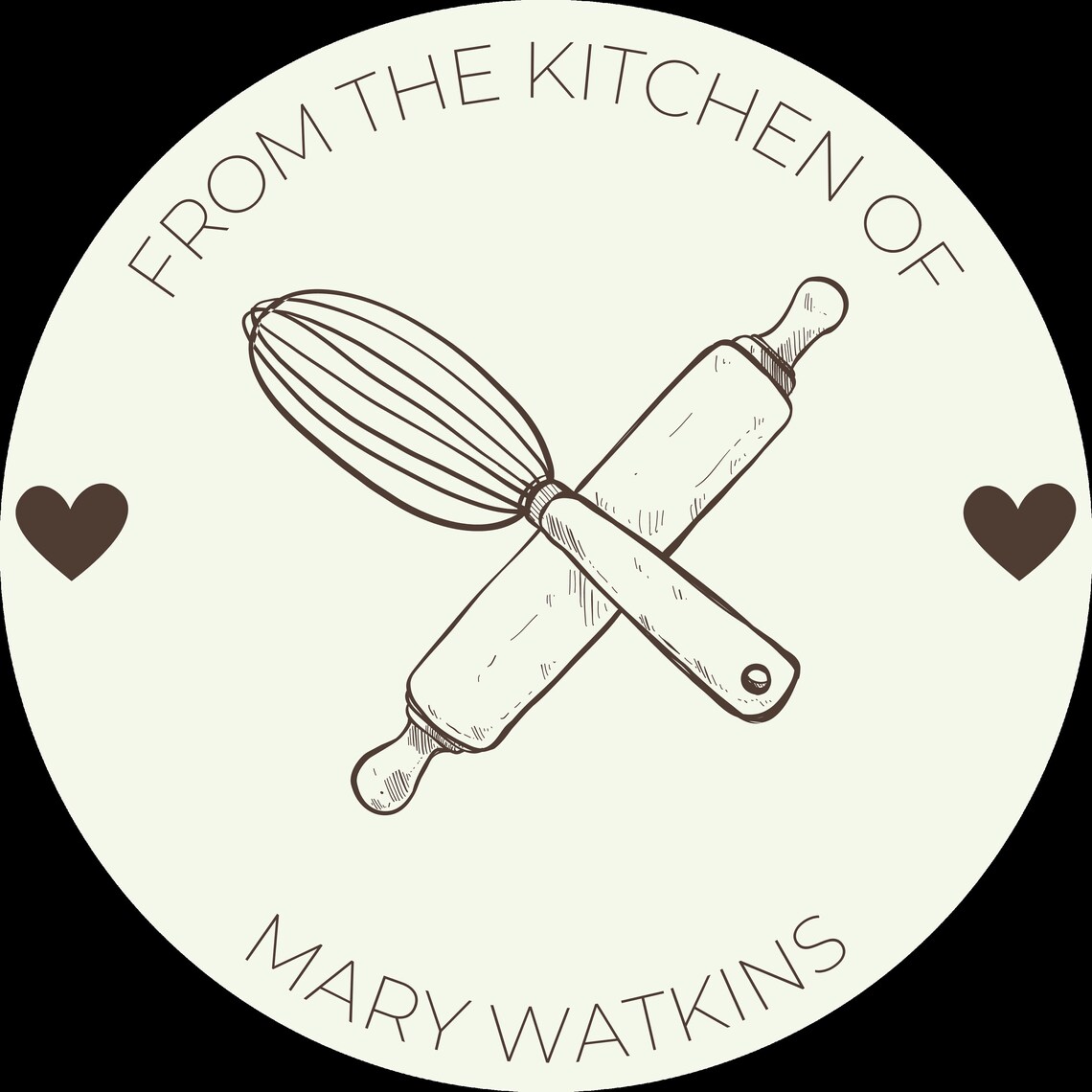 Custom Baking Sticker / Baked Goods Label / Custom Kitchen - Etsy