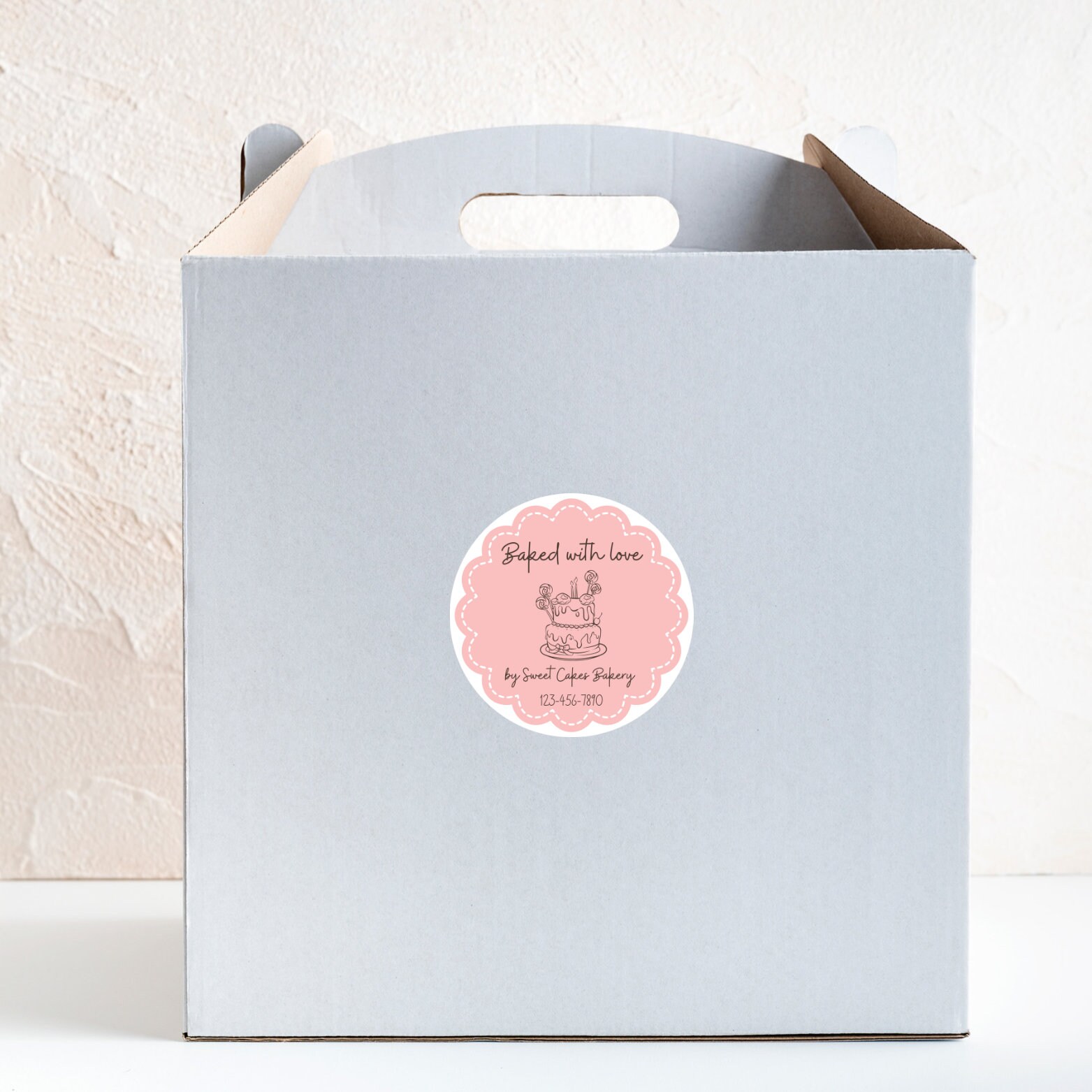 Custom Baking Sticker / Custom Kitchen Label / Custom Baked - Etsy